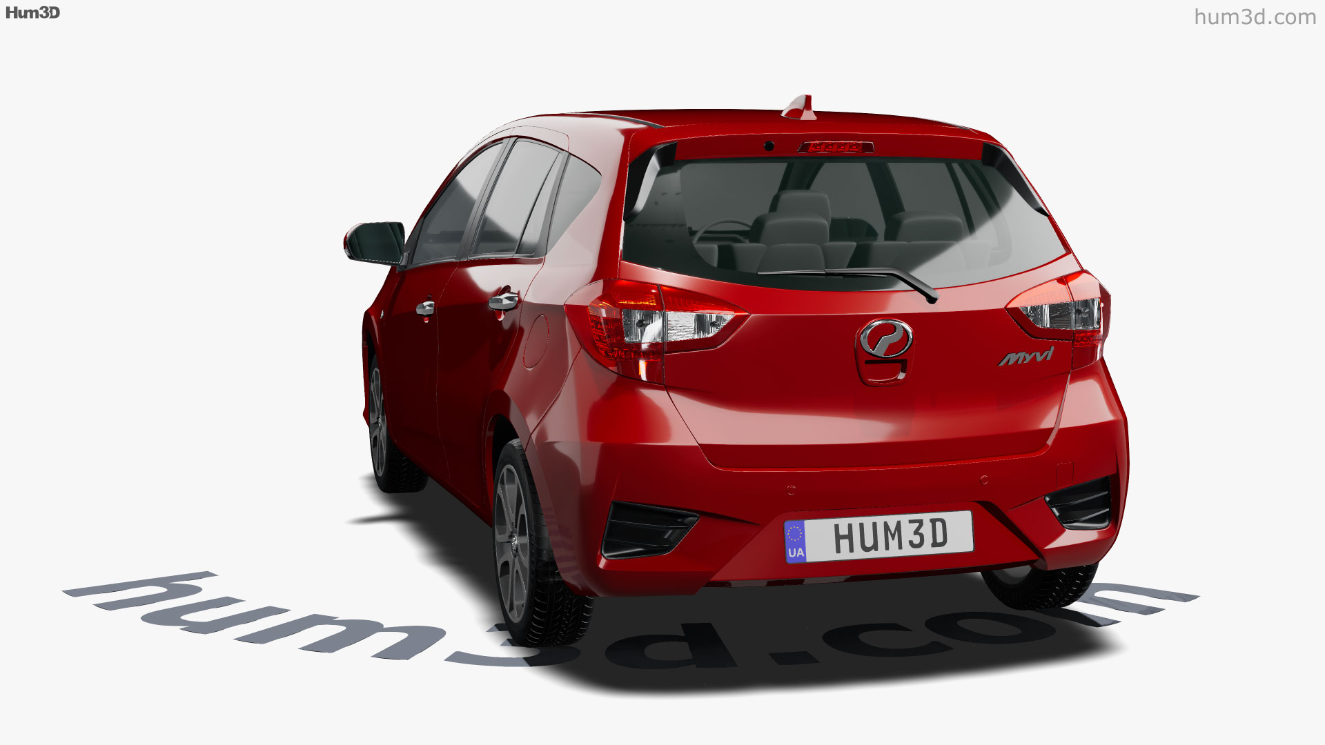 360 view of Perodua Myvi 2022 3D model - 3DModels store
