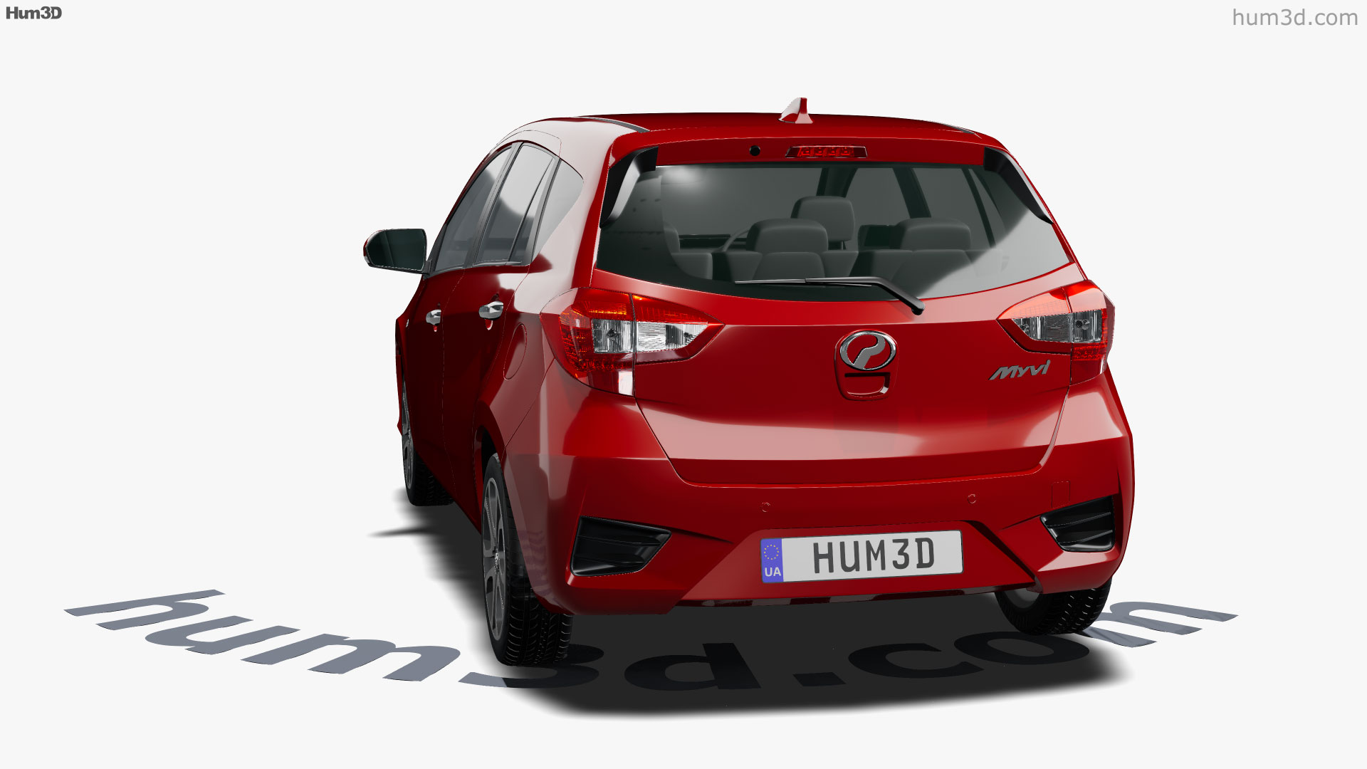 360 view of Perodua Myvi 2022 3D model - 3DModels store