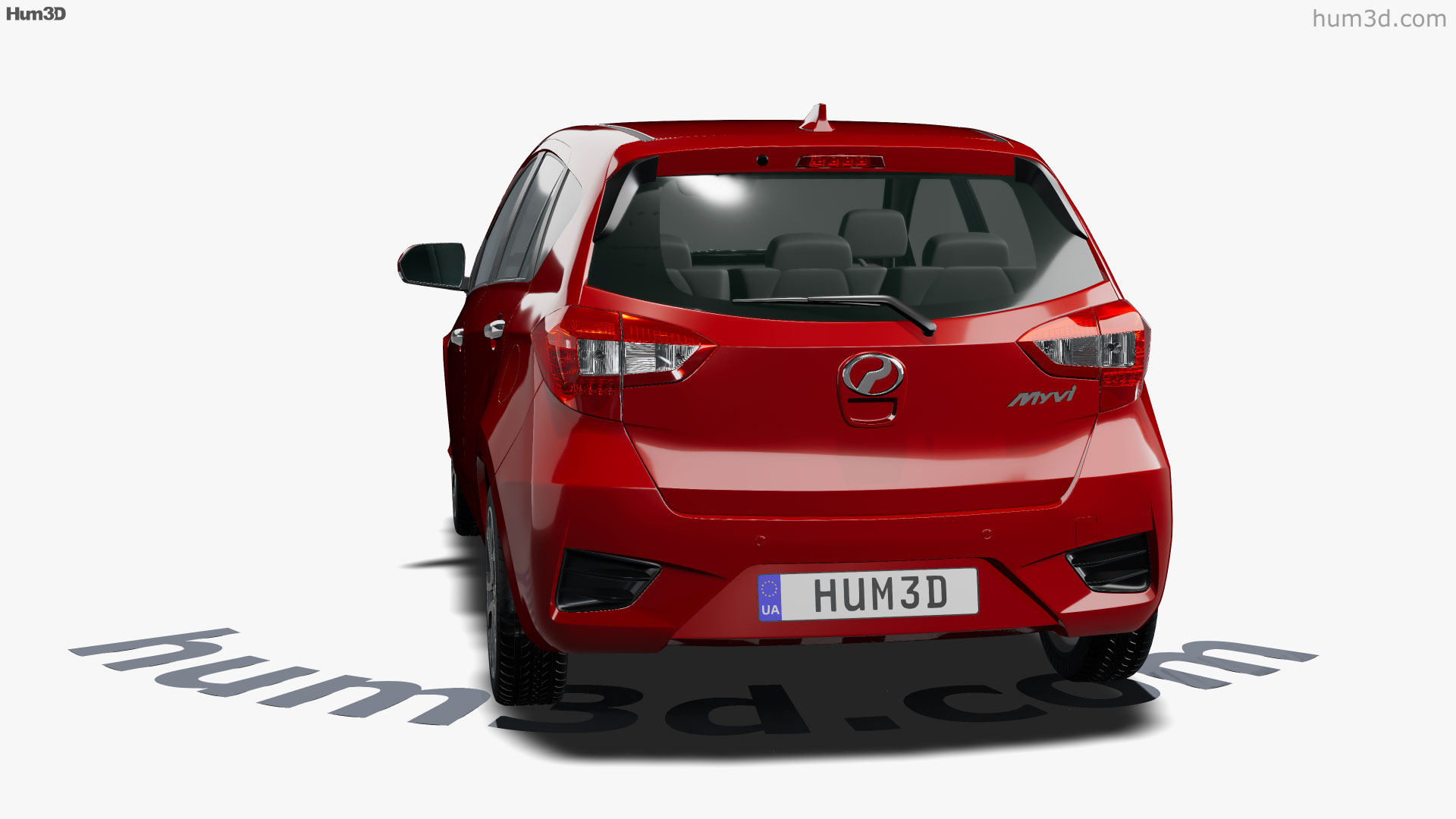 360 view of Perodua Myvi 2022 3D model - 3DModels store
