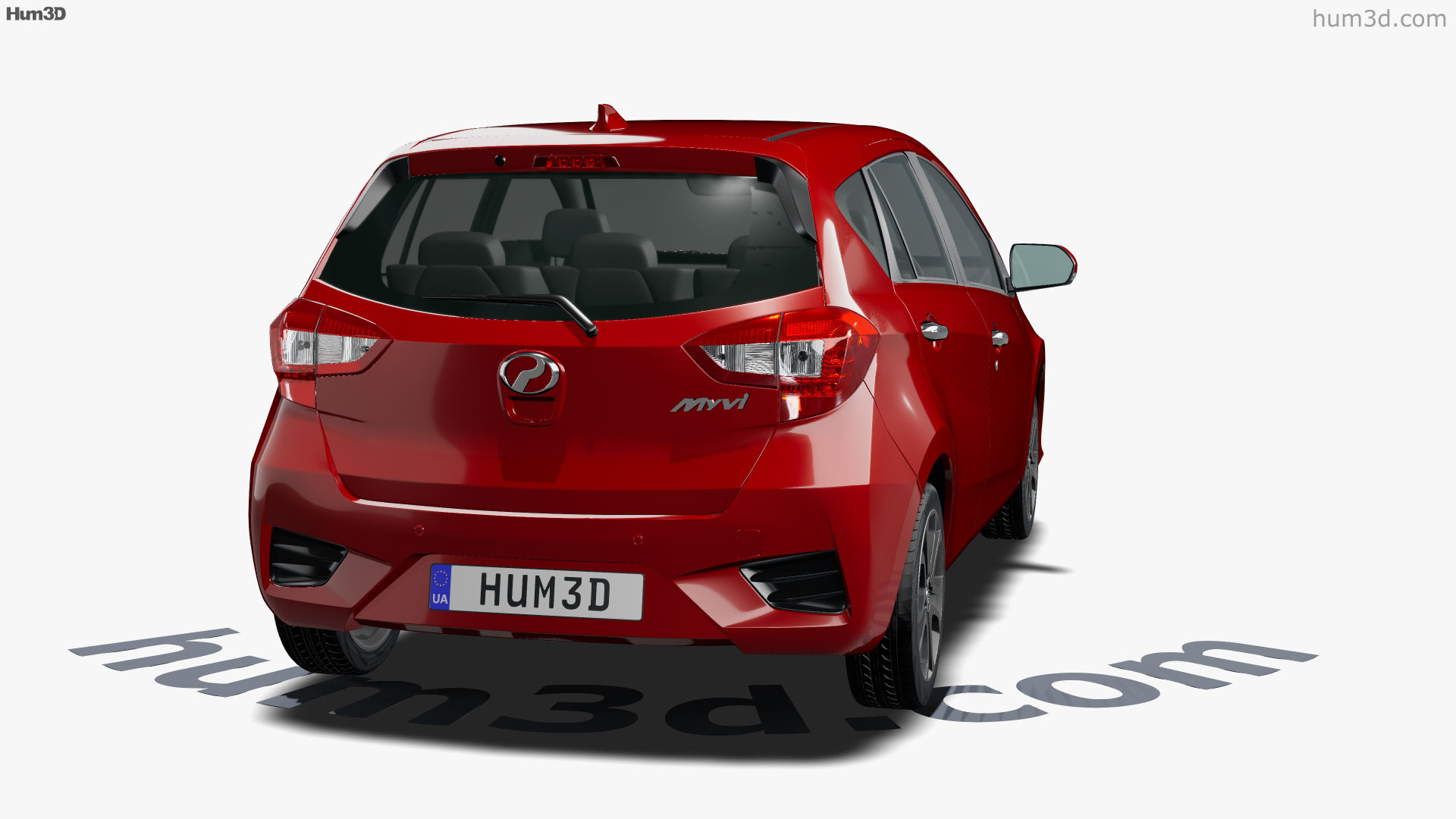 360 view of Perodua Myvi 2022 3D model - 3DModels store