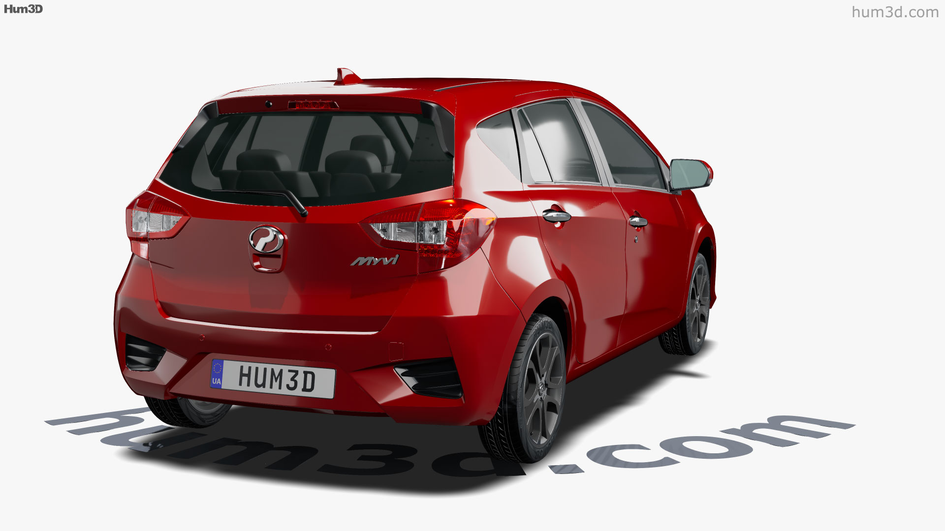 360 view of Perodua Myvi 2022 3D model - 3DModels store
