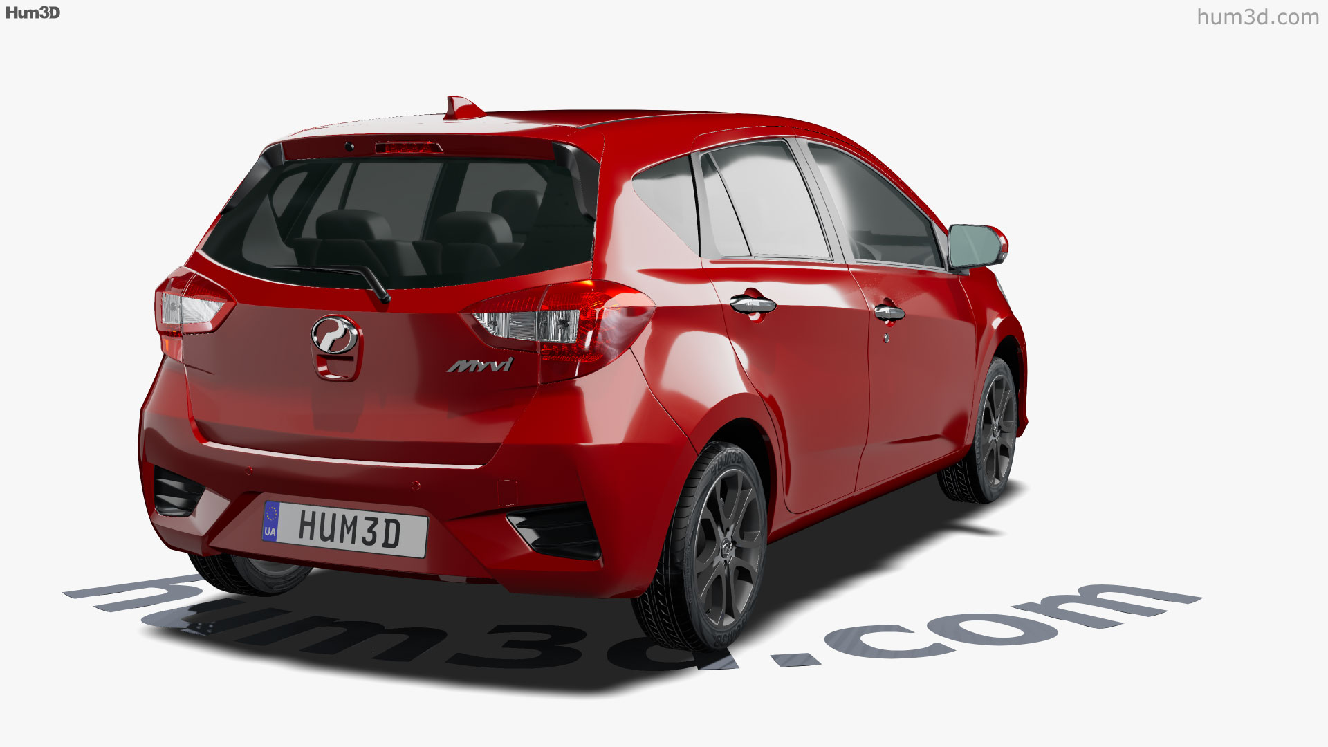360 view of Perodua Myvi 2022 3D model - 3DModels store