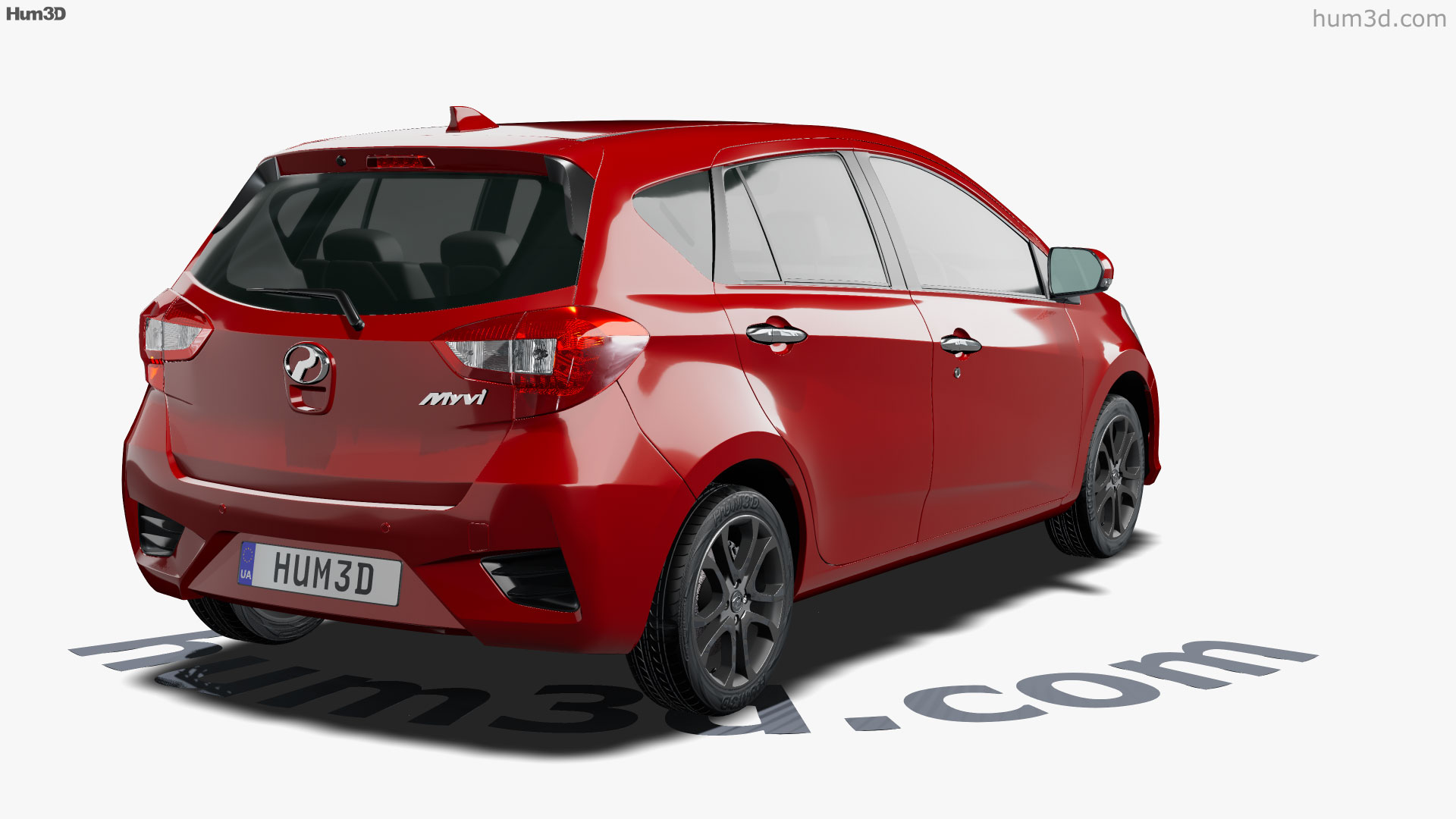 360 view of Perodua Myvi 2022 3D model - 3DModels store