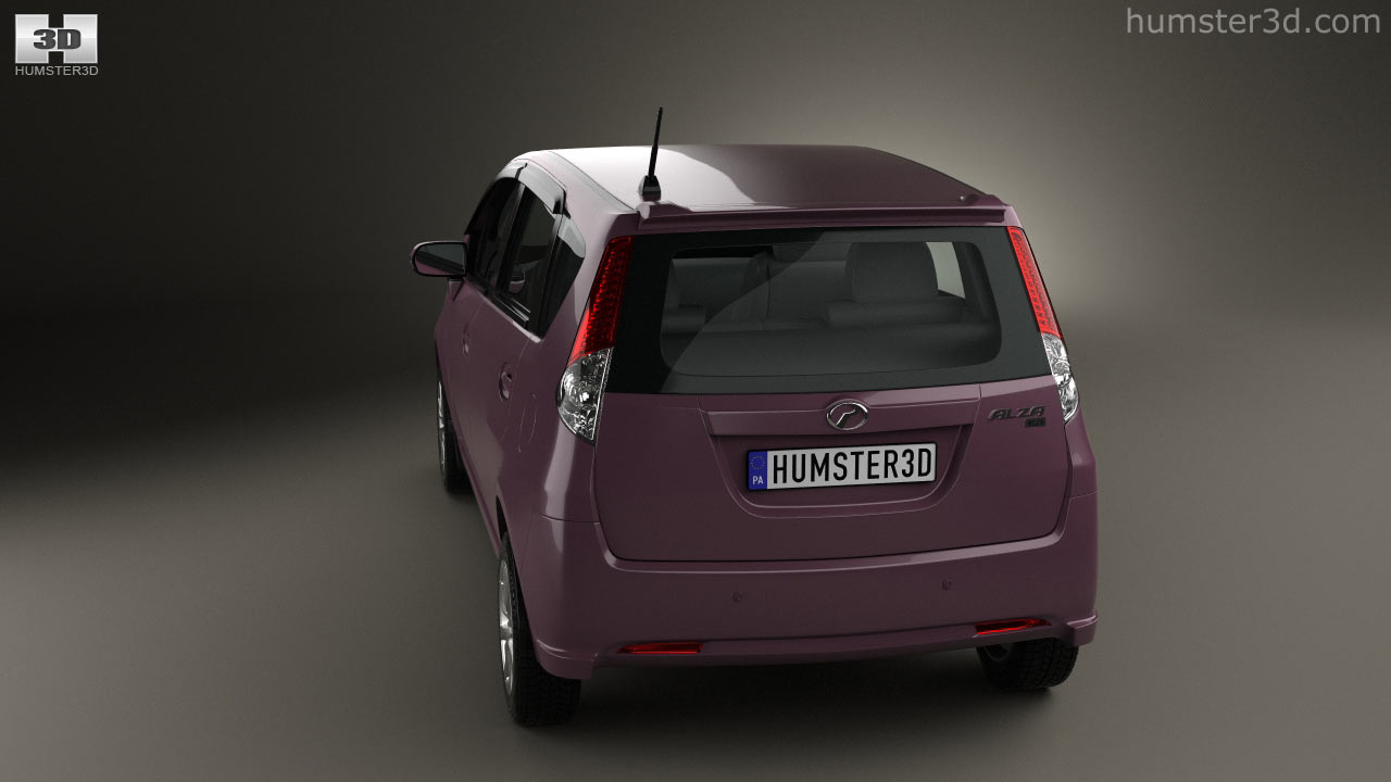 360 view of Perodua Alza 2014 3D model - 3DModels store
