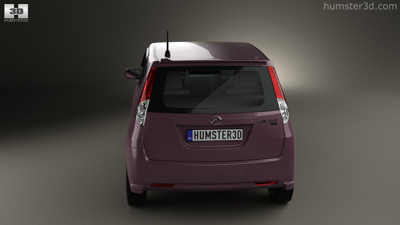 360 view of Perodua Alza 2014 3D model - 3DModels store