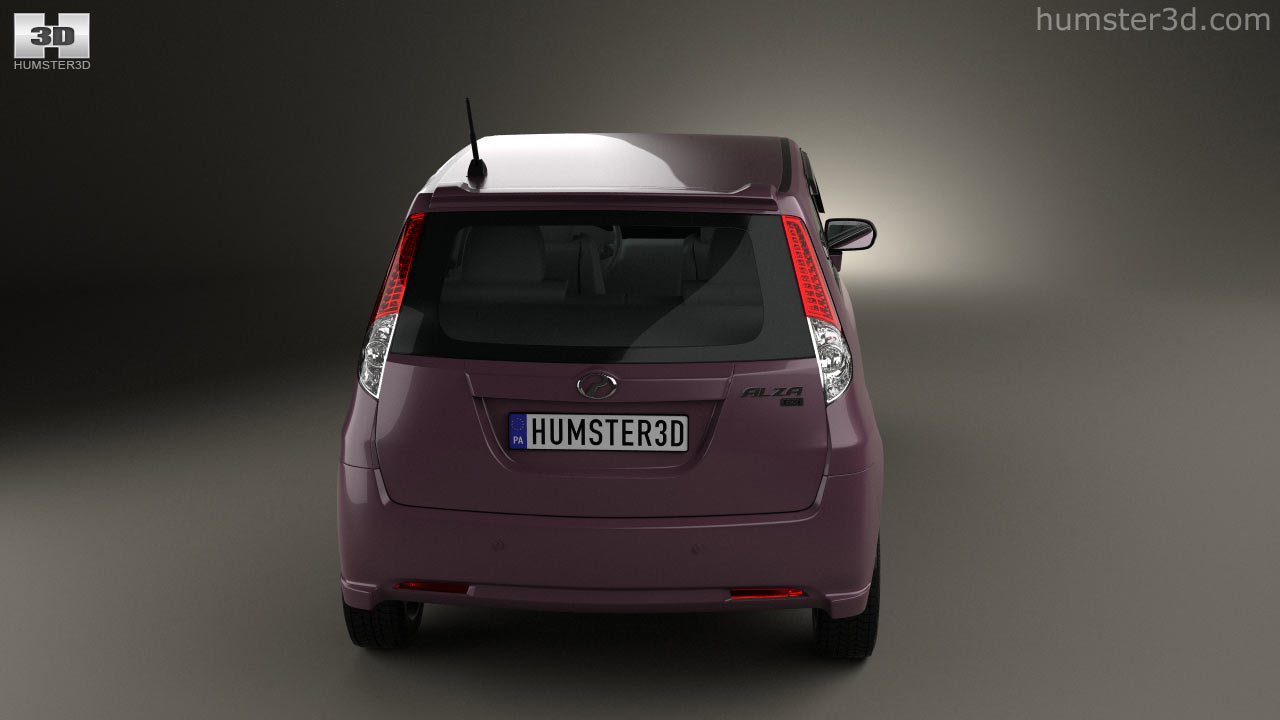 360 view of Perodua Alza 2014 3D model - 3DModels store