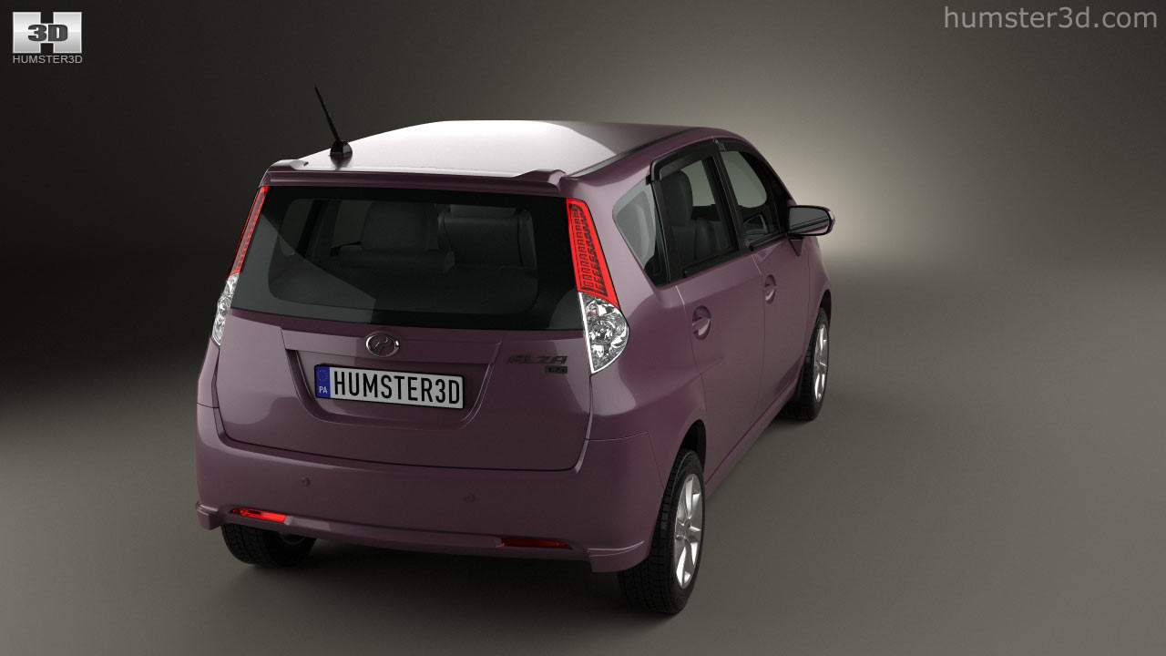 360 view of Perodua Alza 2014 3D model - 3DModels store