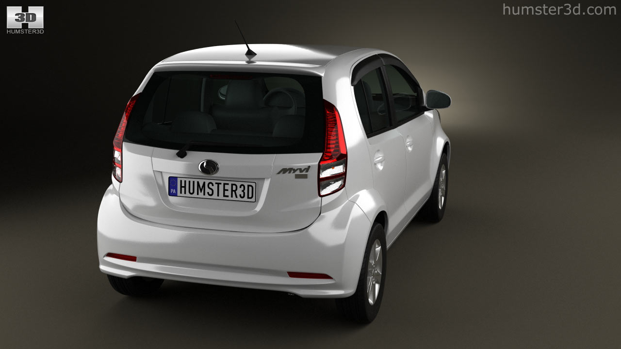 360 view of Perodua MyVi 2014 3D model - 3DModels store