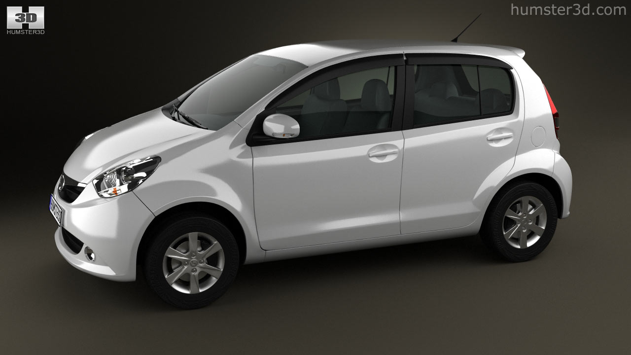 360 view of Perodua MyVi 2014 3D model - 3DModels store