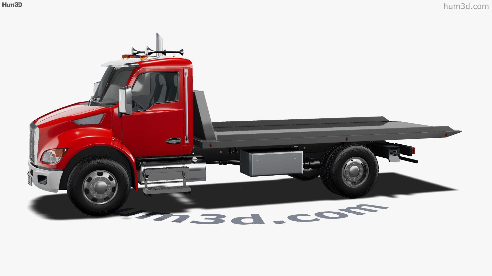 360 view of Peterbilt 537 Tow Truck 2024 3D model - 3DModels store