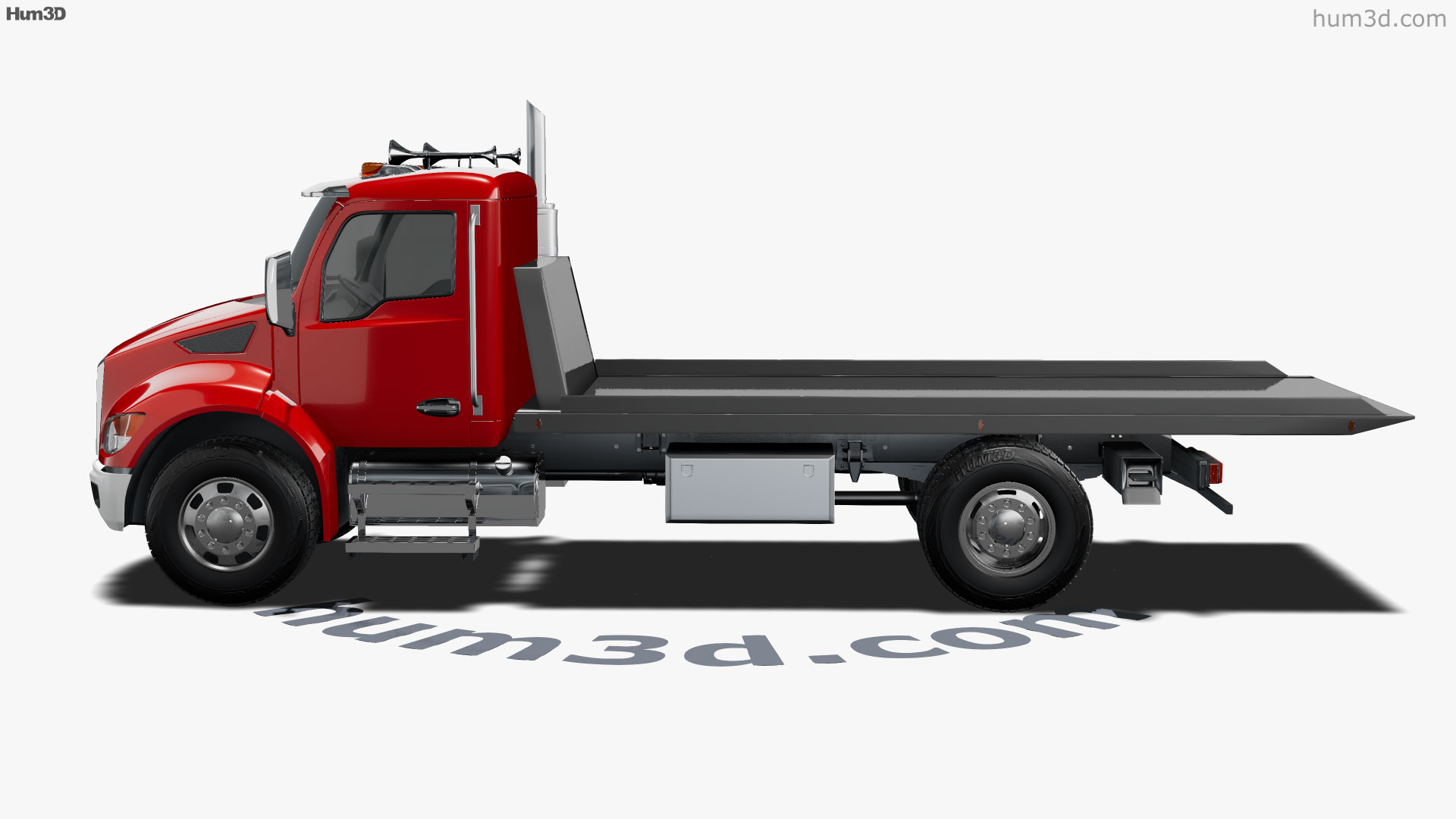 360 view of Peterbilt 537 Tow Truck 2024 3D model - 3DModels store
