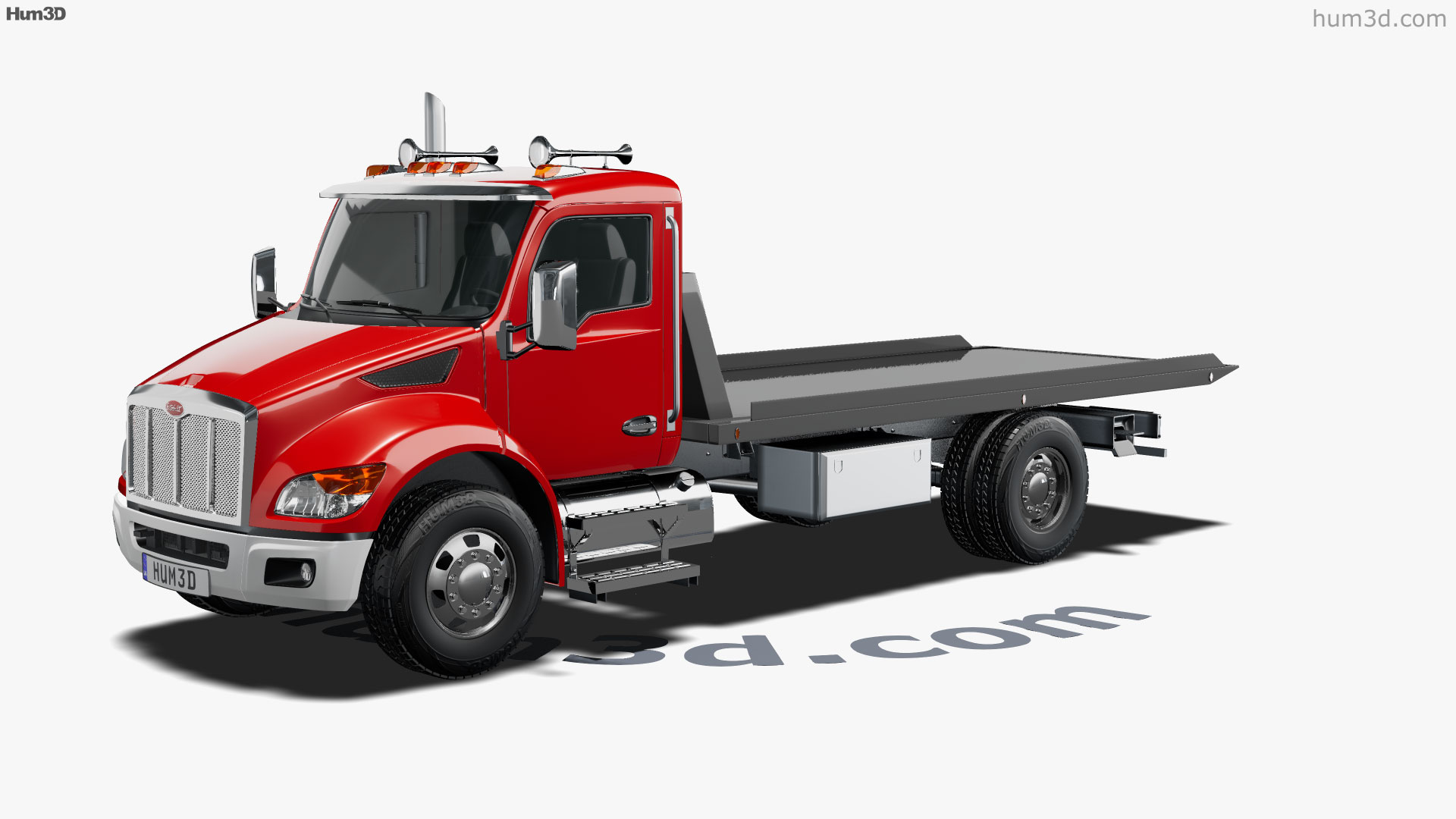 360 view of Peterbilt 537 Tow Truck 2024 3D model - 3DModels store