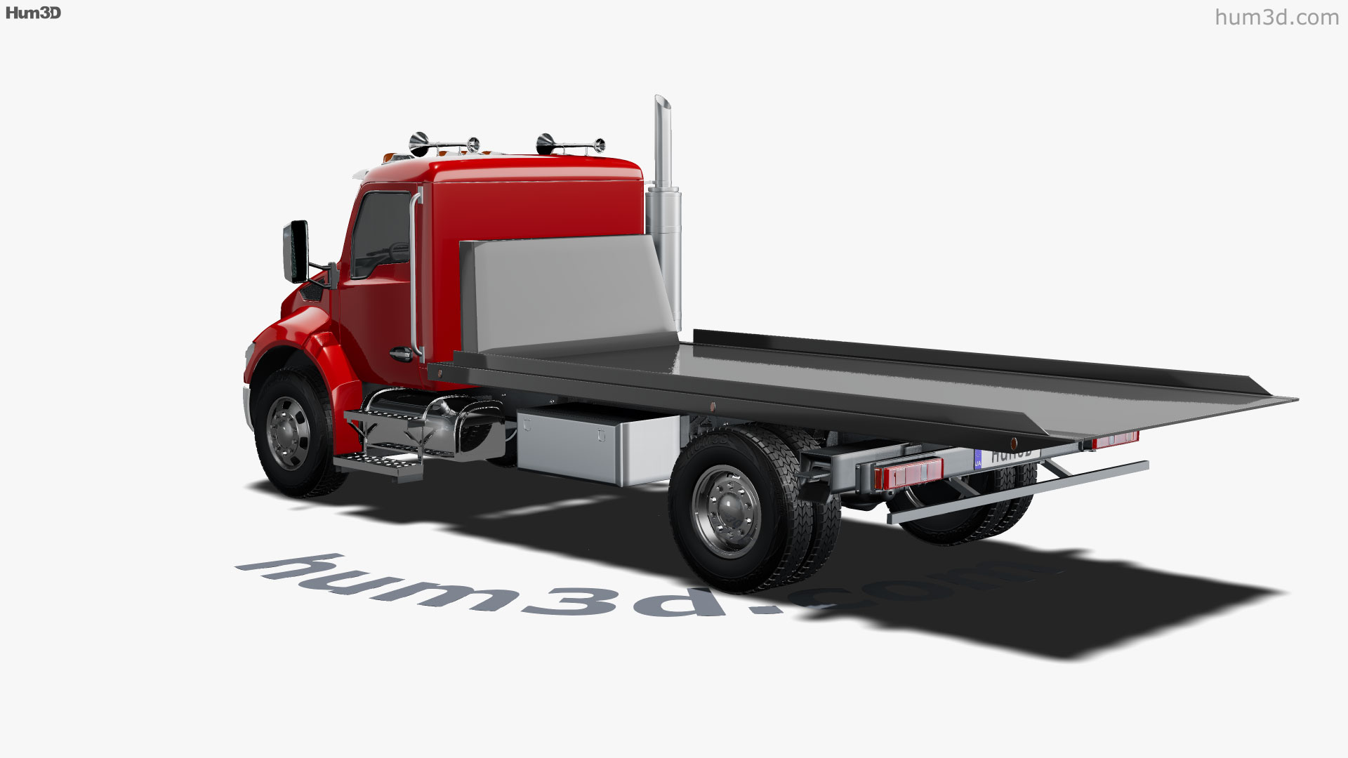 360 view of Peterbilt 537 Tow Truck 2024 3D model - 3DModels store
