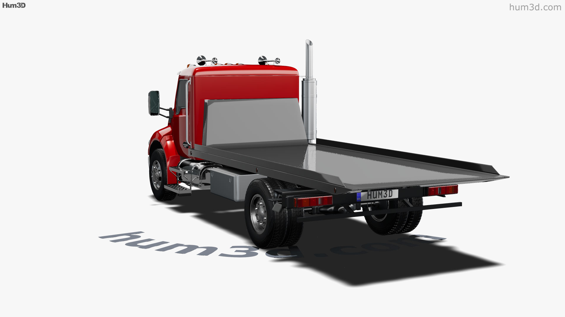 360 view of Peterbilt 537 Tow Truck 2024 3D model - 3DModels store
