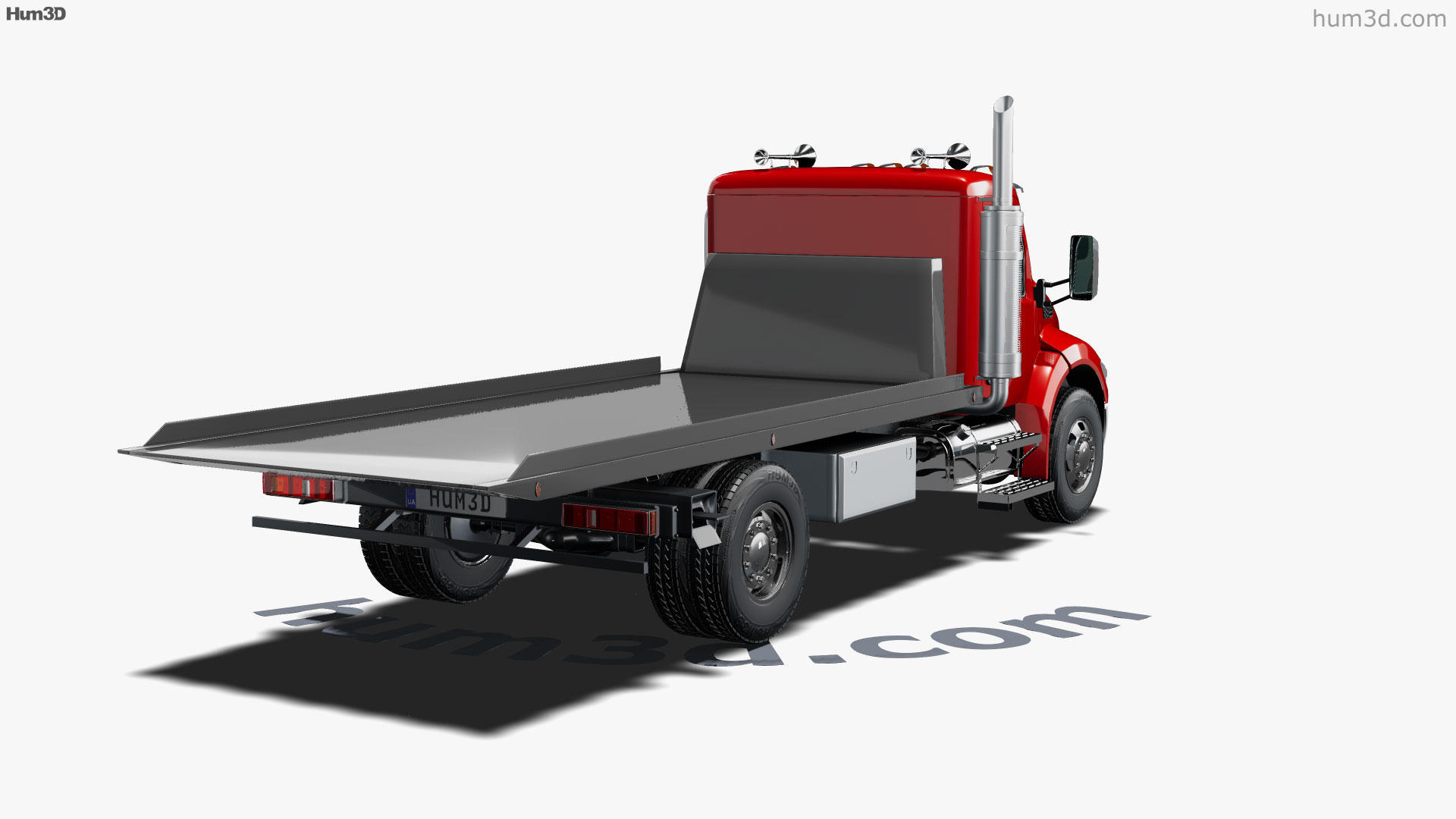 360 view of Peterbilt 537 Tow Truck 2024 3D model - 3DModels store