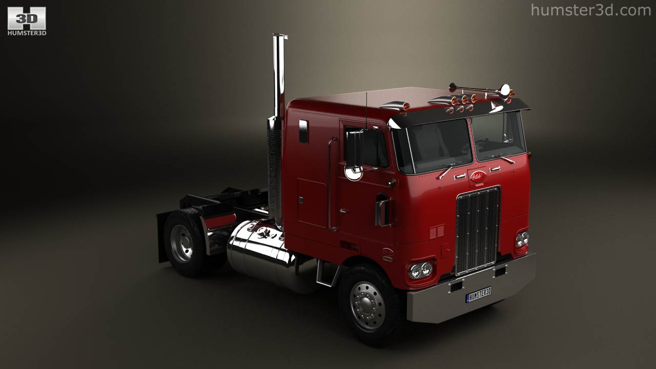 360 view of Peterbilt 262 Tractor Truck 1978 3D model - 3DModels store