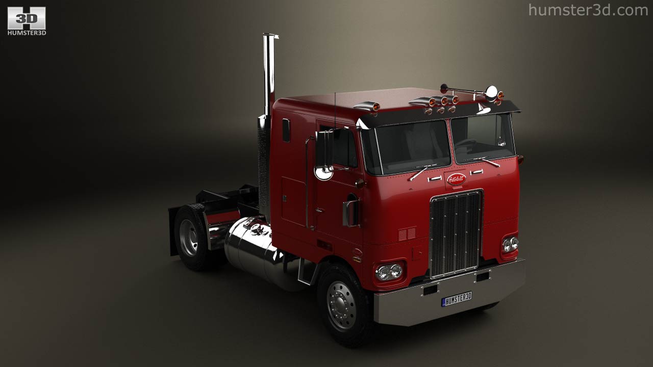 360 view of Peterbilt 262 Tractor Truck 1978 3D model - 3DModels store