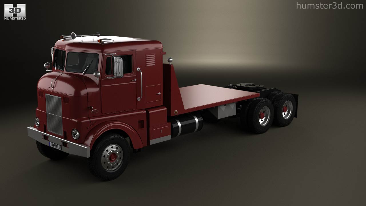 360 view of Peterbilt 350 Tractor Truck 1949 3D model - 3DModels store