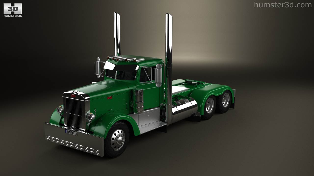 360 view of Peterbilt 351 Tractor Truck 1954 3D model - 3DModels store