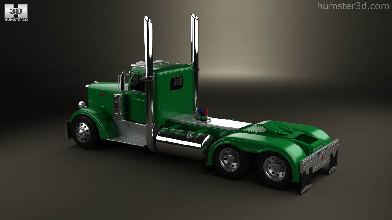 360 view of Peterbilt 351 Tractor Truck 1954 3D model - 3DModels store