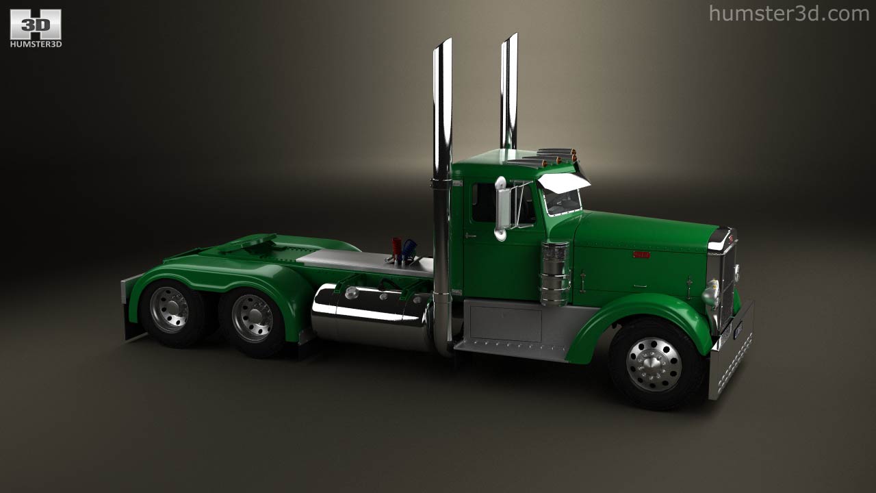360 view of Peterbilt 351 Tractor Truck 1954 3D model - 3DModels store