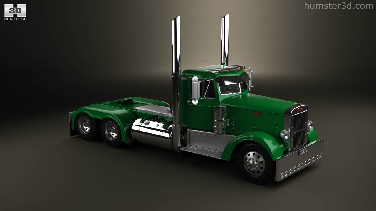 360 view of Peterbilt 351 Tractor Truck 1954 3D model - 3DModels store