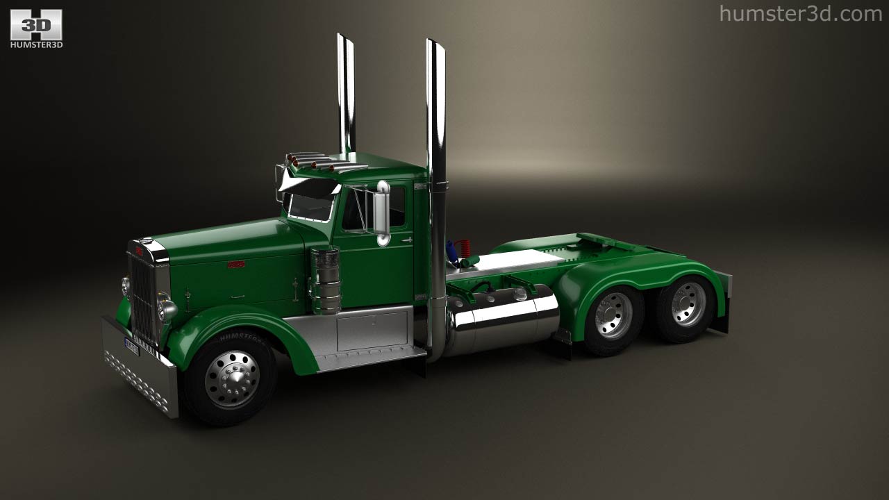 360 view of Peterbilt 351 Tractor Truck 1954 3D model - 3DModels store