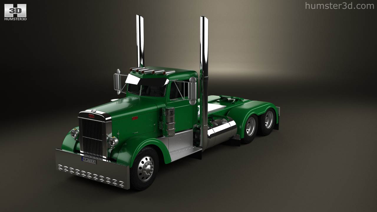 360 view of Peterbilt 351 Tractor Truck 1954 3D model - 3DModels store