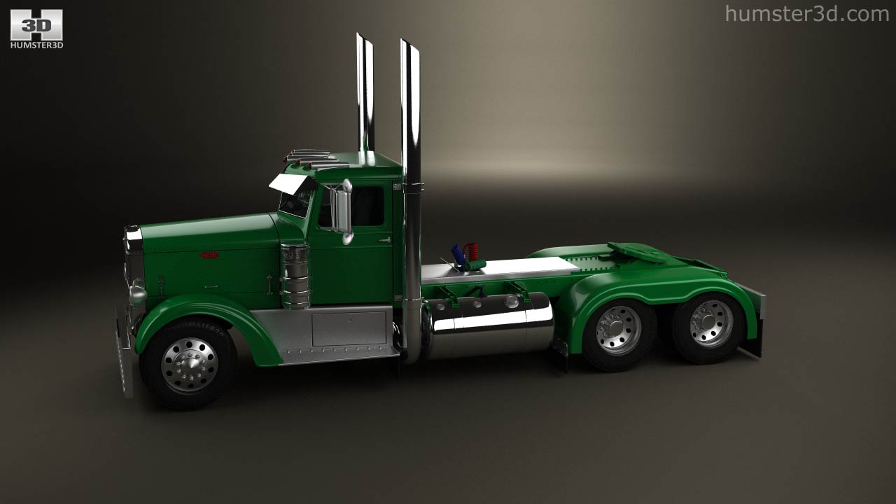 360 view of Peterbilt 351 Tractor Truck 1954 3D model - 3DModels store