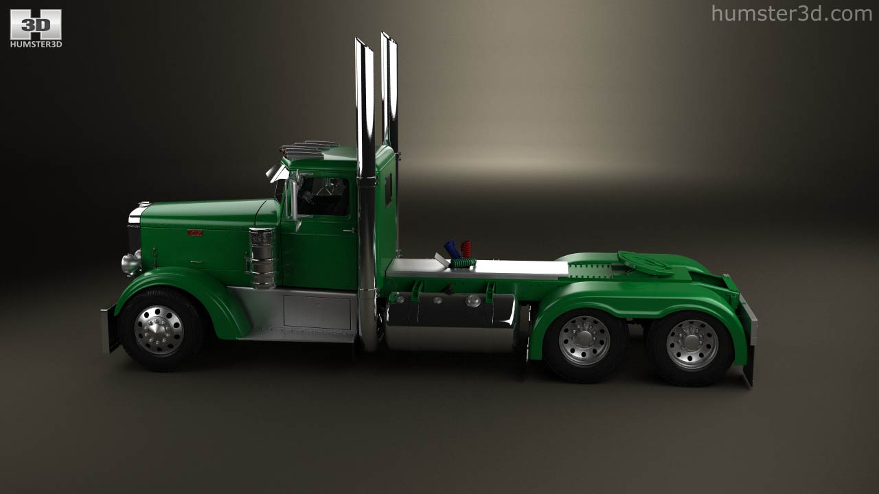 360 view of Peterbilt 351 Tractor Truck 1954 3D model - 3DModels store