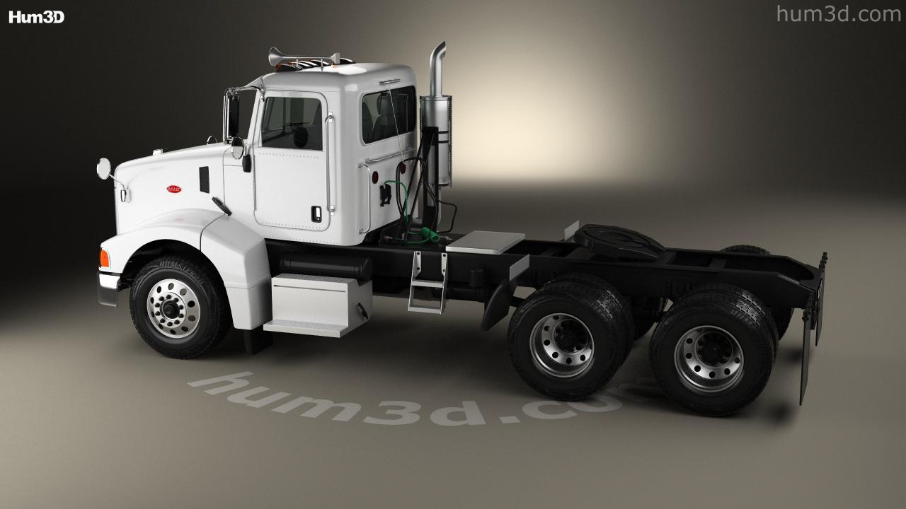 360 view of Peterbilt 385 Day Cab Tractor Truck 2004 3D model ...
