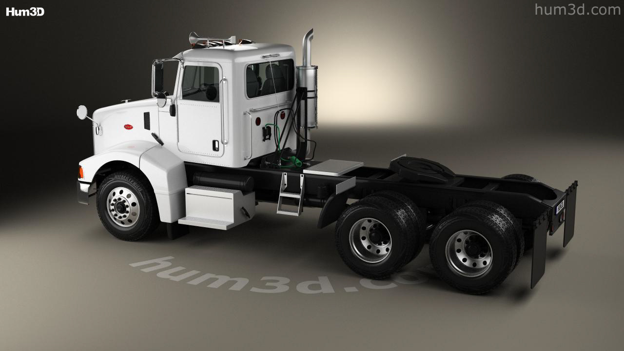 360 view of Peterbilt 385 Day Cab Tractor Truck 2004 3D model ...