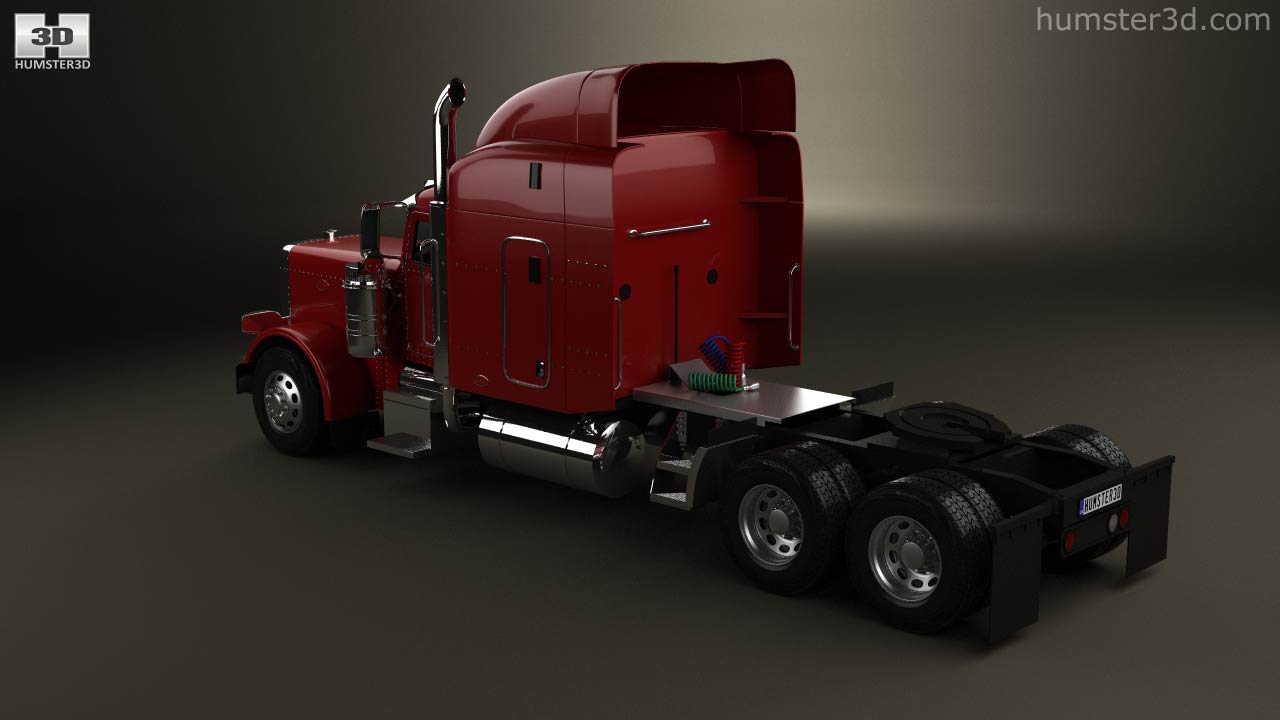 360 view of Peterbilt 389 Tractor Truck 2015 3D model - 3DModels store