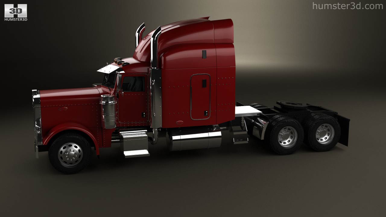 360 view of Peterbilt 389 Tractor Truck 2015 3D model - 3DModels store
