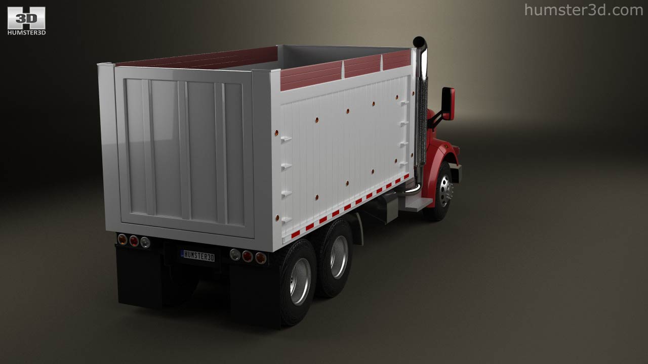 360 view of Peterbilt 567 Tipper Truck 2019 3D model - 3DModels store
