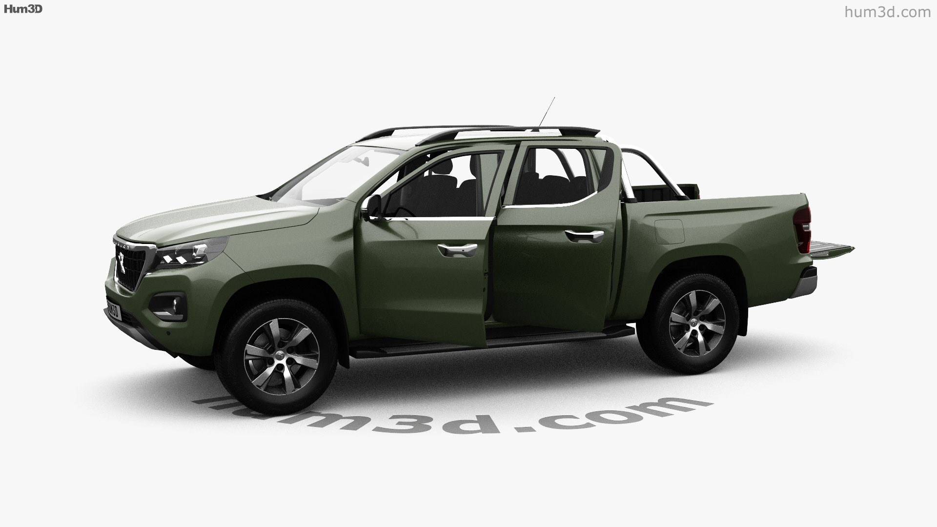 360 view of Peugeot Landtrek Double Cab Multipurpose with HQ interior ...