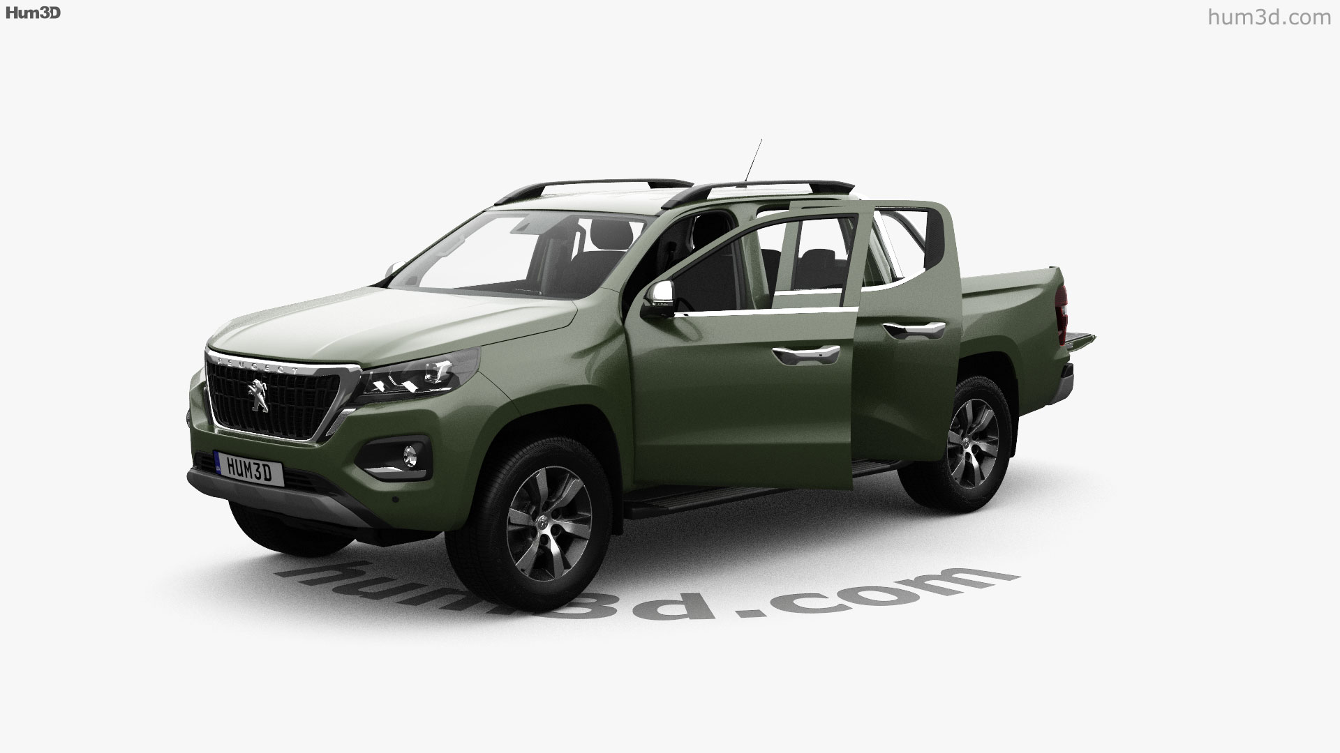 360 view of Peugeot Landtrek Double Cab Multipurpose with HQ interior ...