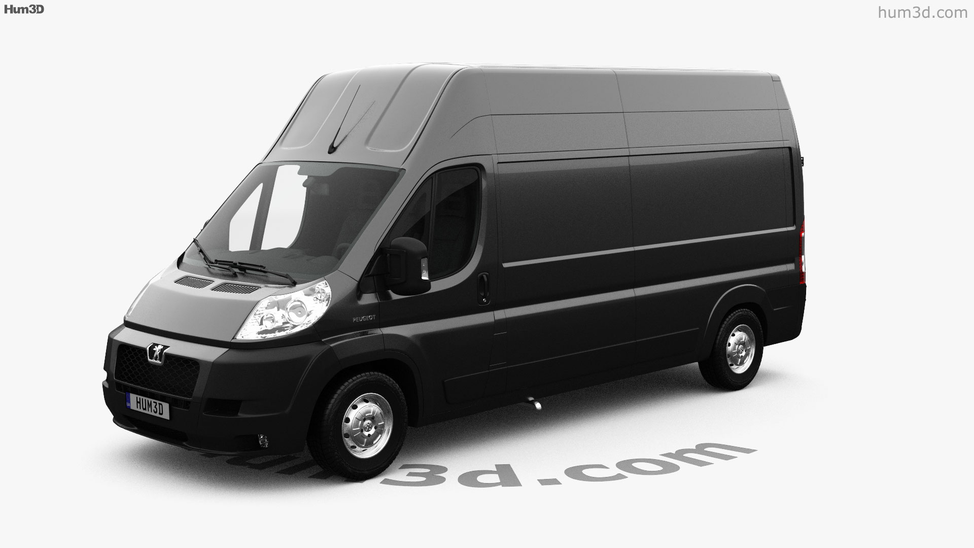 360 view of Peugeot Boxer Panel Van L3H3 2009 3D model - 3DModels store