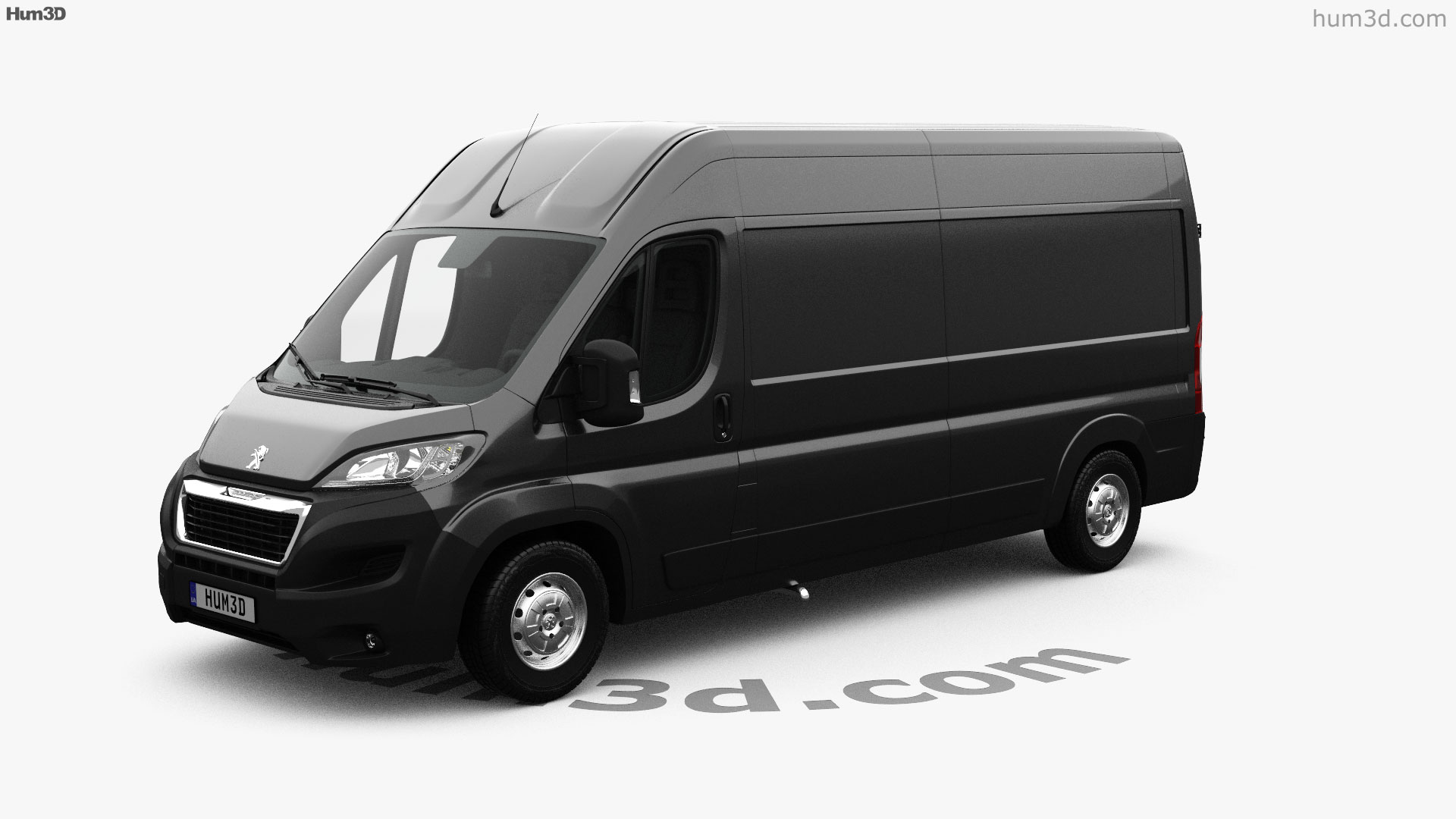 360 view of Peugeot Boxer Panel Van L3H2 2017 3D model - 3DModels store