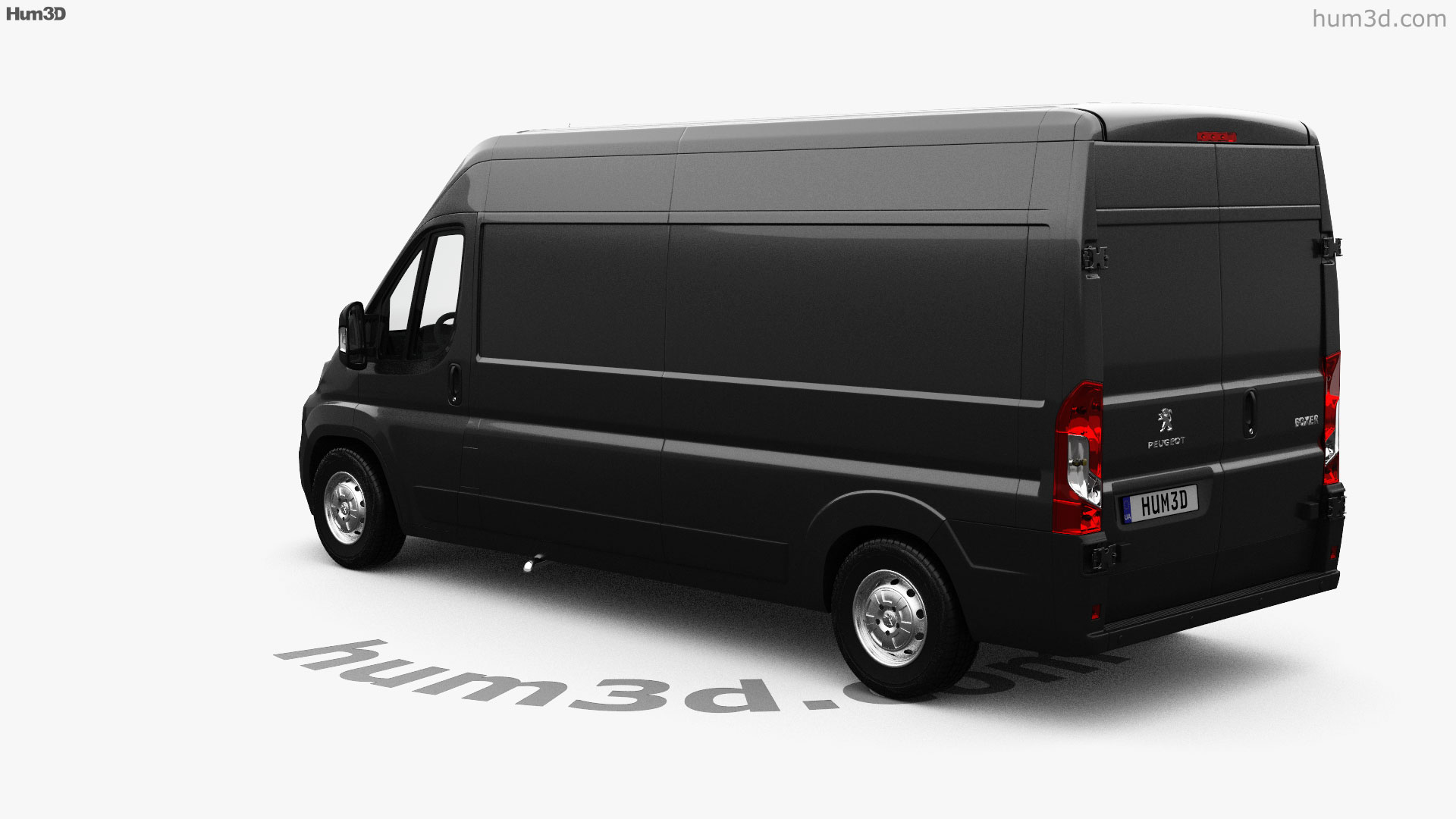 360 view of Peugeot Boxer Panel Van L3H2 2017 3D model - 3DModels store