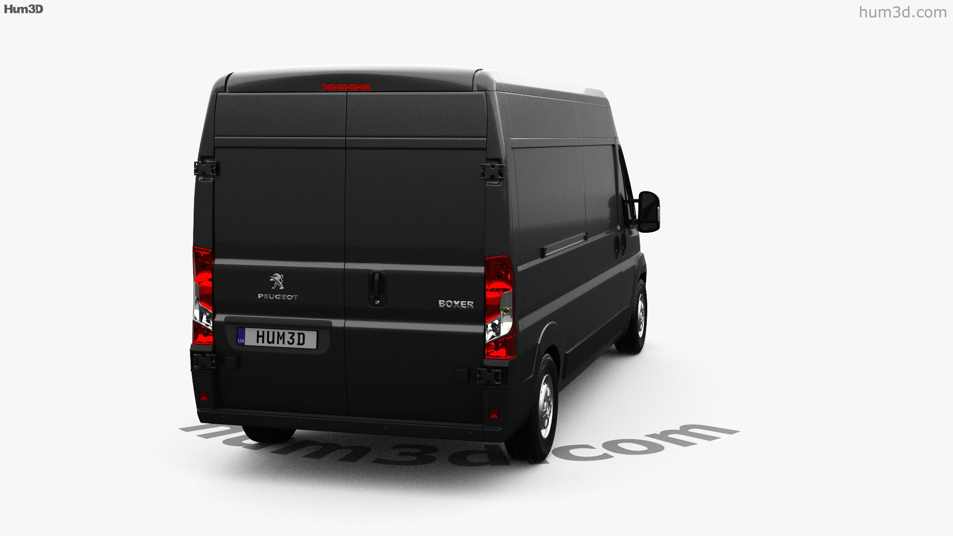 360 view of Peugeot Boxer Panel Van L3H2 2017 3D model - 3DModels store
