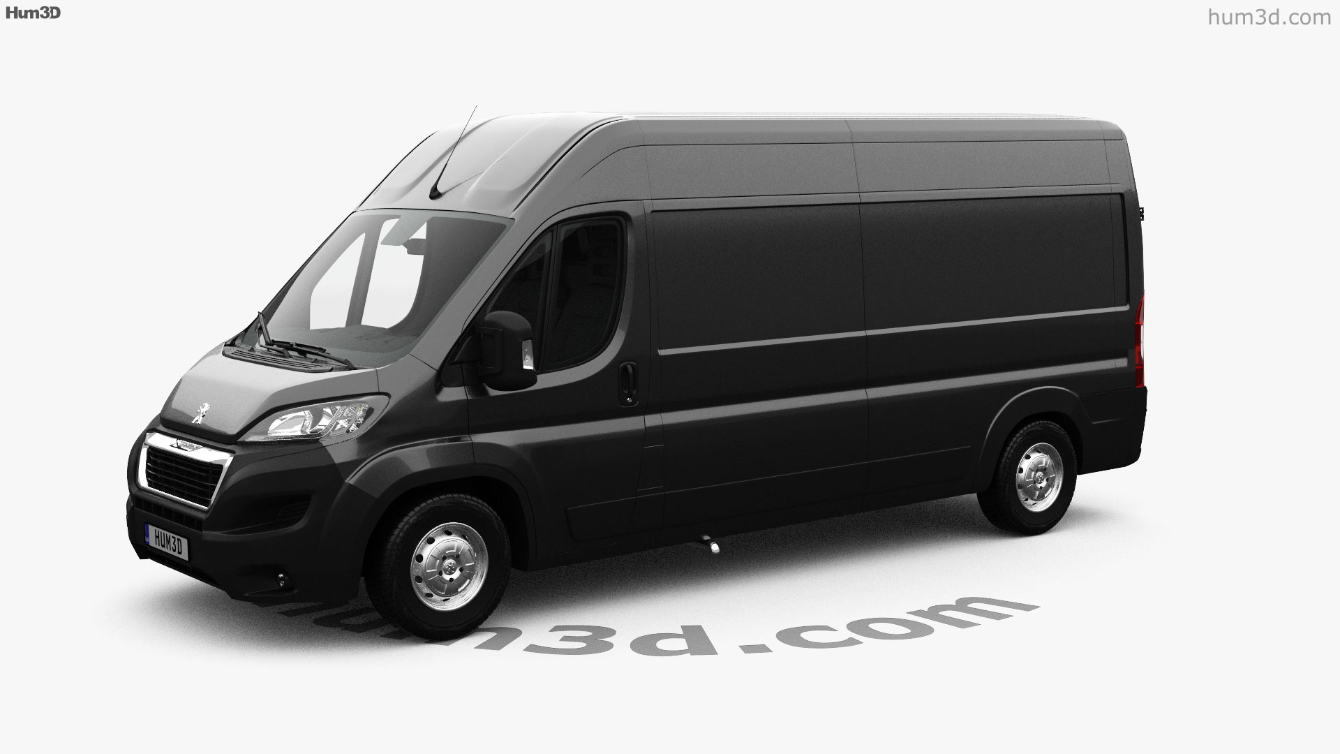 360 view of Peugeot Boxer Panel Van L3H2 2017 3D model - 3DModels store