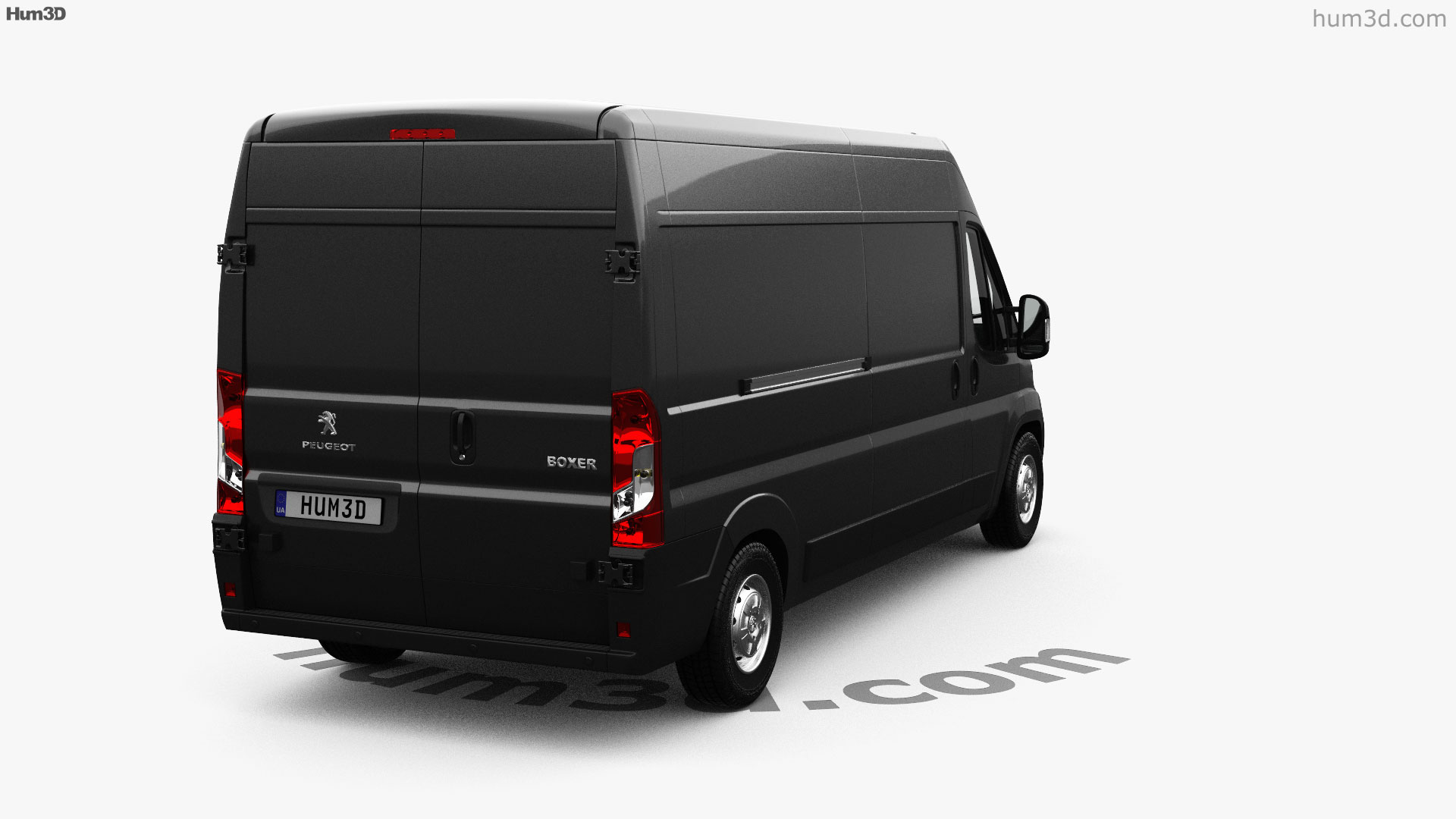 360 view of Peugeot Boxer Panel Van L3H2 2017 3D model - 3DModels store