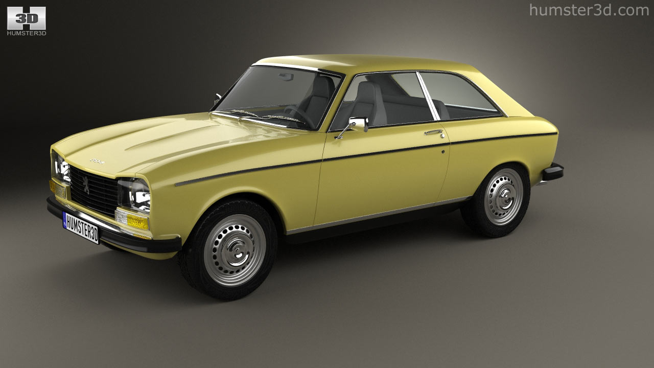 360 view of Peugeot 304 coupe 1970 3D model - 3DModels store