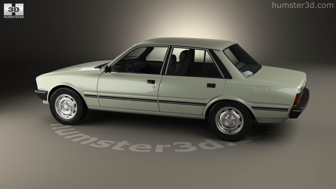 360 view of Peugeot 505 1992 3D model - 3DModels store