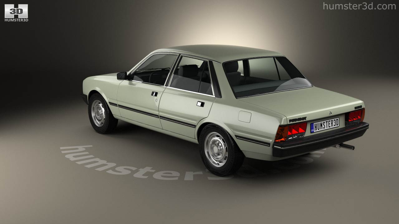 360 view of Peugeot 505 1992 3D model - 3DModels store