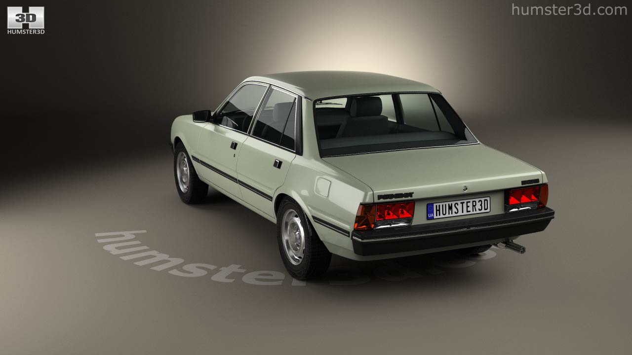 360 view of Peugeot 505 1992 3D model - 3DModels store