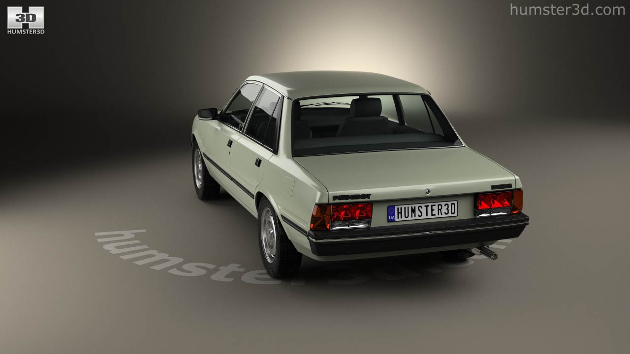 360 view of Peugeot 505 1992 3D model - 3DModels store