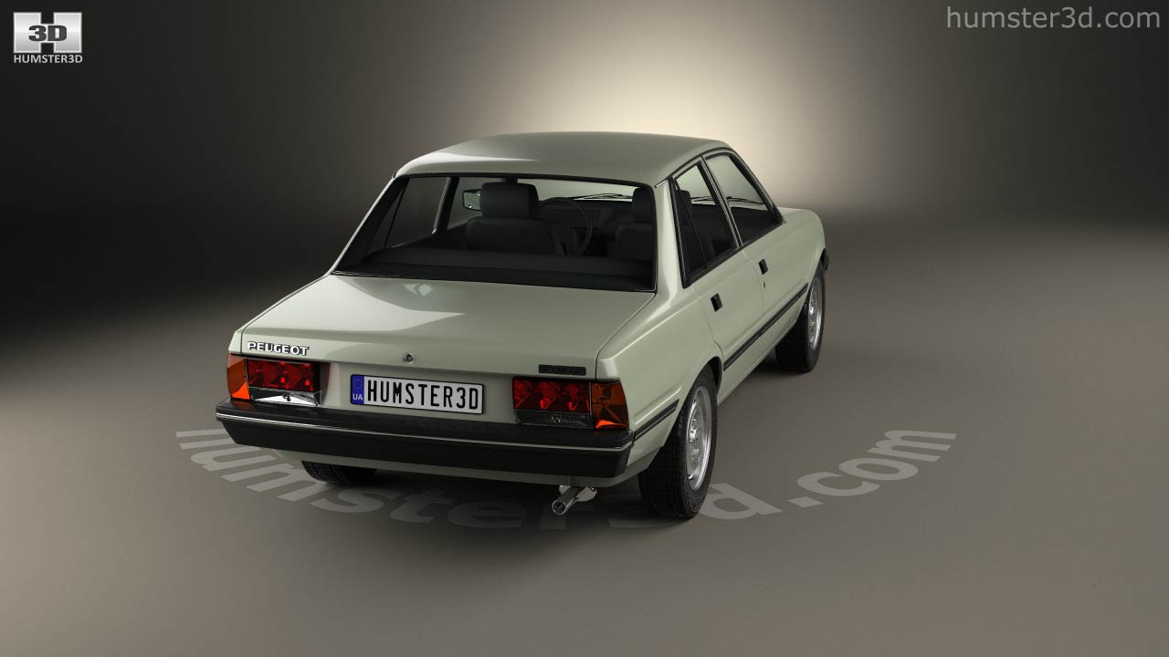 360 view of Peugeot 505 1992 3D model - 3DModels store