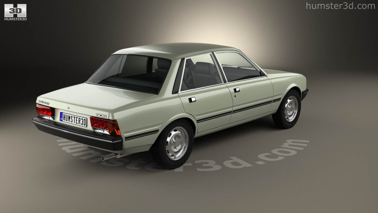 360 view of Peugeot 505 1992 3D model - 3DModels store